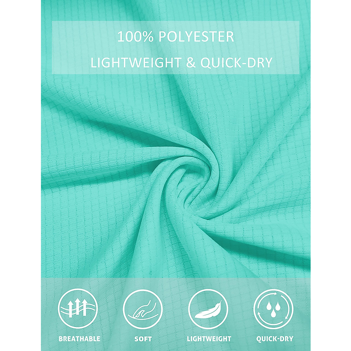 Cakulo Mens Running Tank Top Swim Shirts Workout Dri Fit Muscle Gym Summer Beach Athletic Sleeveless Tops Neon Turquoise L