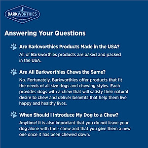 Barkworthies Peanut Butter Collagen Sticks Dog Treats (12-Inch, 6-Pack)