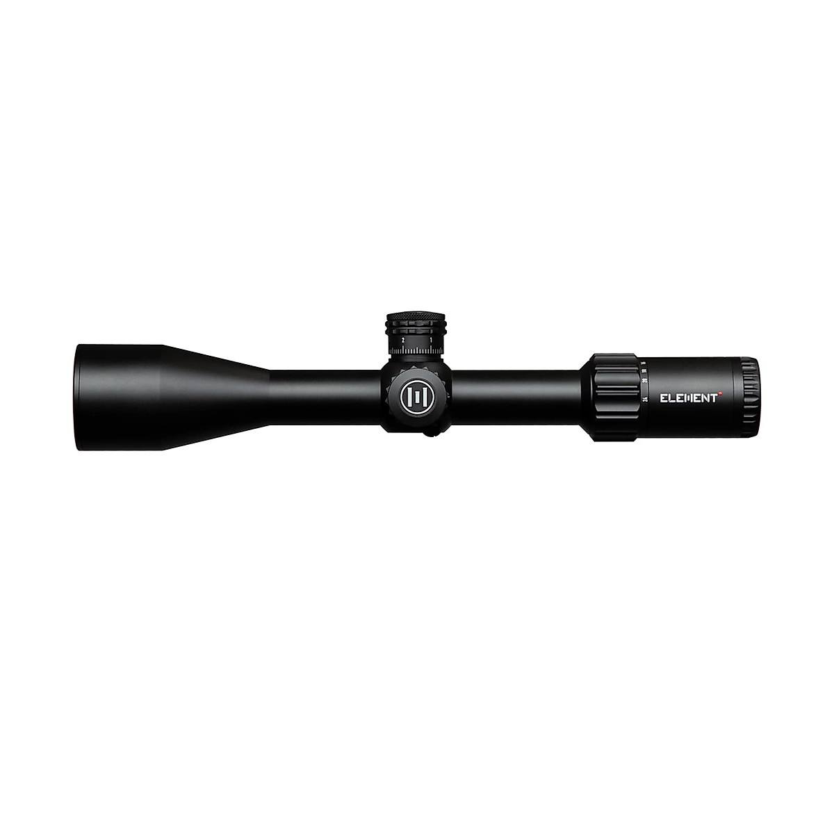 Helix Rifle Scope 6-24x50 SFP w/ Zerostop, 30mm Tube, MRAD, MOA Reticle, Clean and Dirty Reticle, Element Optics Rifle Scope (EHR-1C MOA)