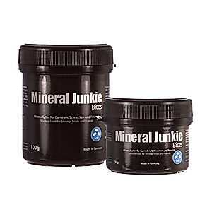 GlasGarten Mineral Junkie Bites (Sticks) for Shrimps, Crayfish, Crabs, Snails (100g)