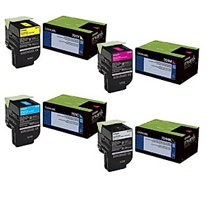 Lexmark High Yield Black, Standard Yield Colors, Lexmark CS310 CS310n Lexmark CS410dn/Lexmark CS410n/Lexmark CS510de