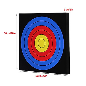 FENJANER Archery Target for Backyard Youth EVA Arrow Target Square Moving Foam Targets for Outdoor Shooting Practice Training Compound Bow and Recurve Bow