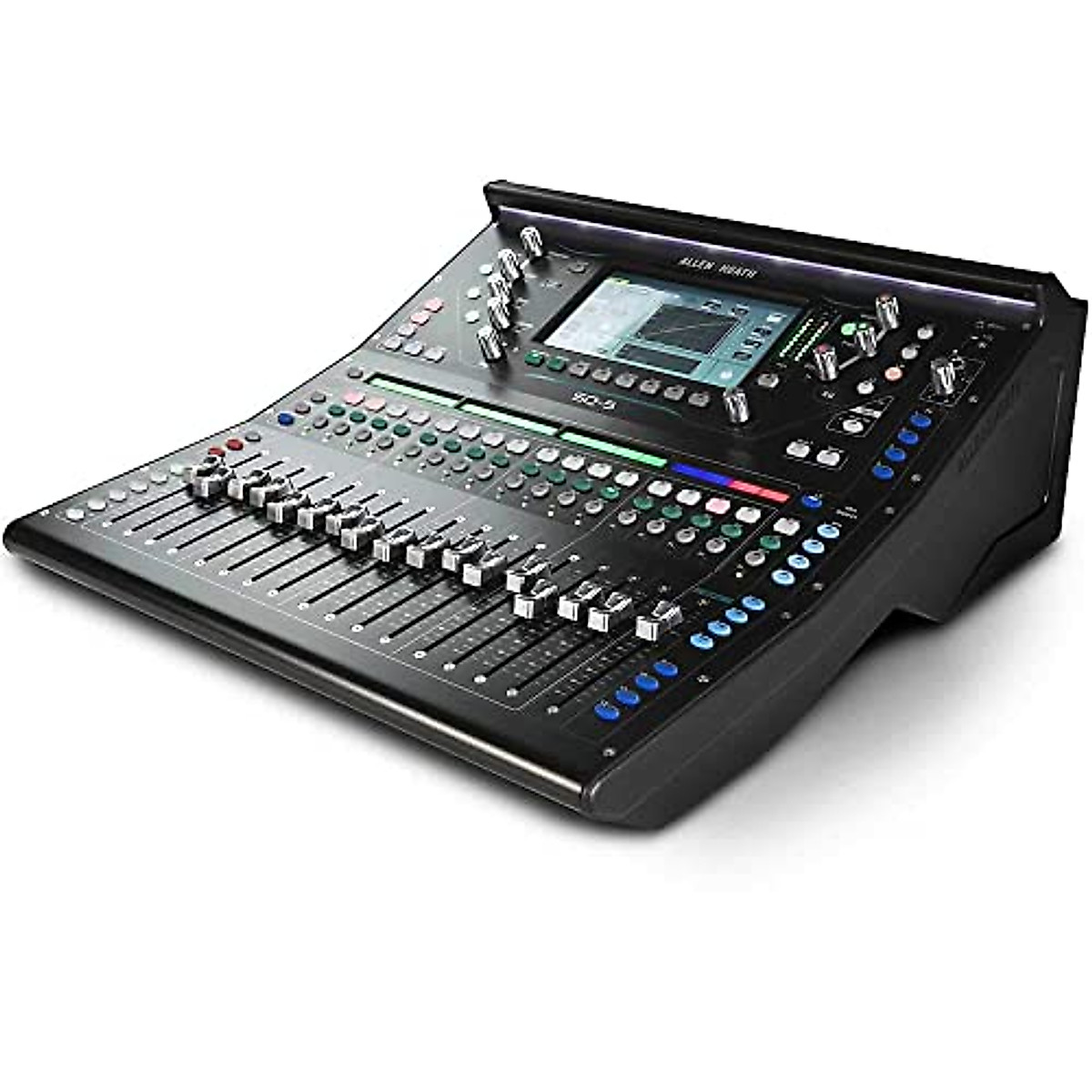 Allen & Heath SQ-5 Digital Mixer, 48 Input Channels, 7" Capacitive Touchscreen, Automatic Mic Mixing, 32×32 USB Audio Interface, Black