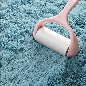 Vasofe Soft Turquoise Green Fluffy Runner Rug 2x6 Shag Bedroom Rug, Fuzzy Living Room Rug for Boys Girls, Plush Nursery Rugs for Dorm, Classroom, Teens, Shaggy Furry Throw