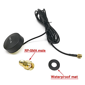 2.4G 5G 5.8 GHz WiFi Antenna Outdoor Mini Omni-Directional Dual Band 2dBi Screw-Mount Waterproof Antenna for Wireless Systems