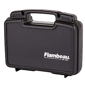 Flambeau Outdoors 1011 Safe Shot 10" Pistol Pack Case, Portable Firearm Storage Accessory,Black
