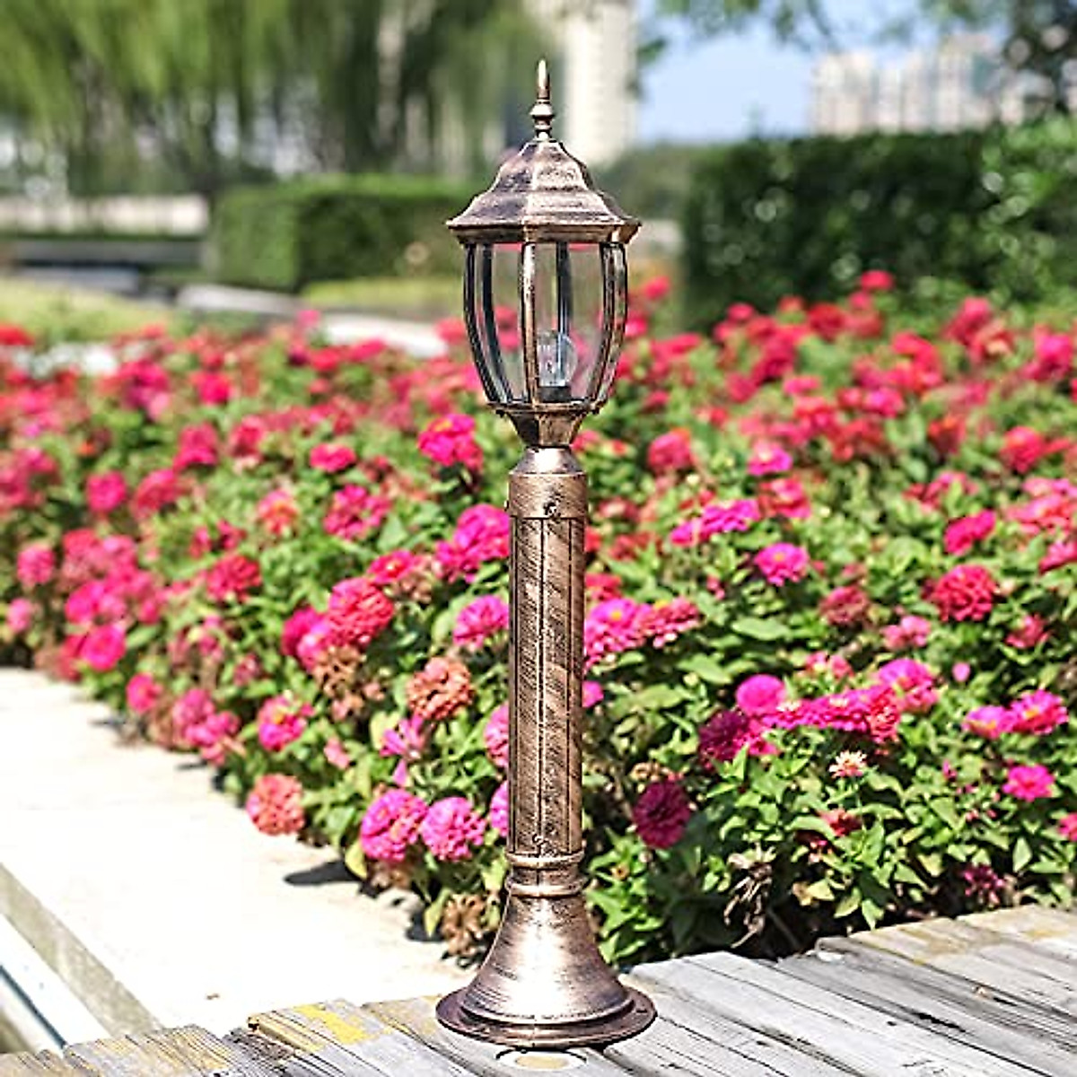 Enlylyog Modern Minimalist Home Villa Garden Lamp, Outdoor Rainproof Lamp,Courtyard Outdoor Lighting Garden Lamp, Community Street Lamp