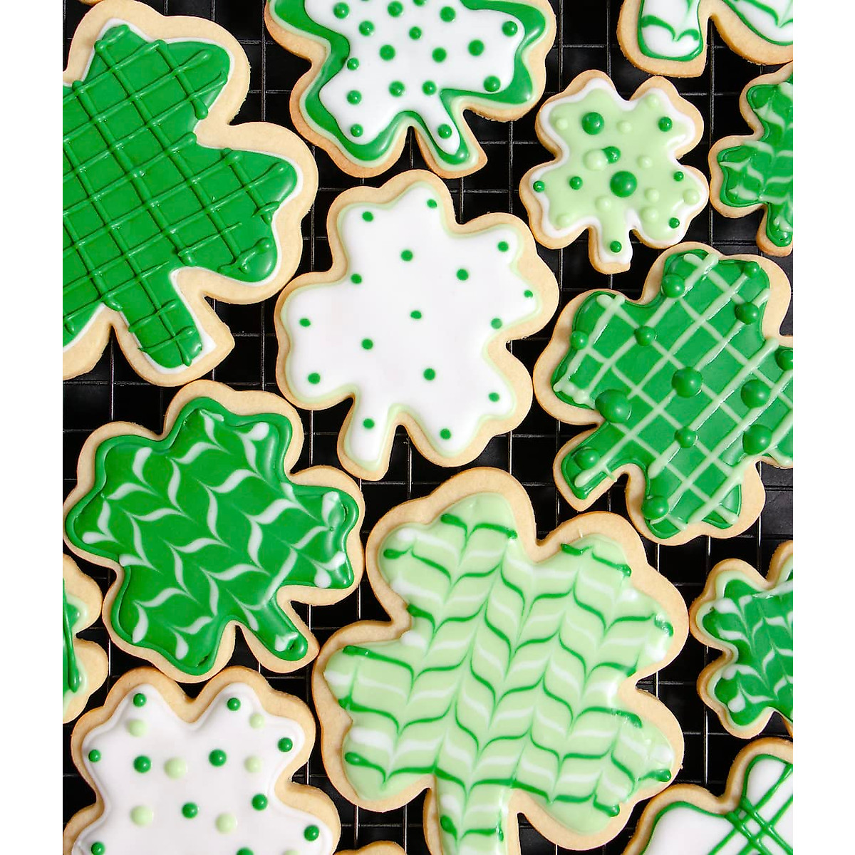 Sweet Cookie Crumbs St Patrick's Day Clover Cookie Cutter Set, 3 Piece, Stainless Steel, Shamrock
