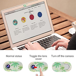 Milisten Phone Covers 5pcs Cover Webcam Privacy Cover Webcam Cover Computer abs Recommended Piece Web Cam Privacy Covers