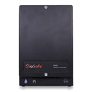 ioSafe Duo RAID 1 USB 3.2 Fireproof/Waterproof Desktop Hard Drive (Diskless (0TB))