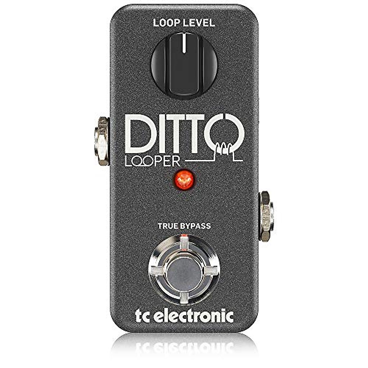 TC Electronic DITTO LOOPER Highly Intuitive Looper Pedal with 5 Minutes of Looping Time, Analog-Dry-Through and True Bypass Multicolored