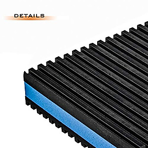 Air Jade 4 Pack Rubber Anti-Vibration Pads, 4 x 4 x 7/8 inches Heavy Duty EVA Vibration Isolation Pads Mats for HVAC, Washers, Compressors, Treadmills, Air Conditioner