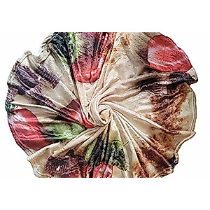 3D Printed Cake Style Funny Food Designed Throw Soft Blanket (2)