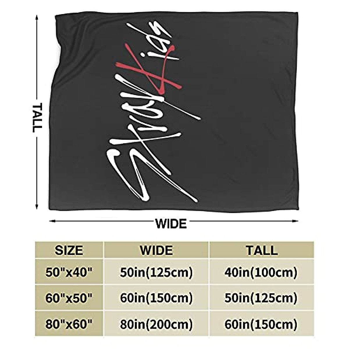 Classic Blanket Ultra Soft Micro Fleece Blanket for Bedroom Sofa Comfortable 50"X40"