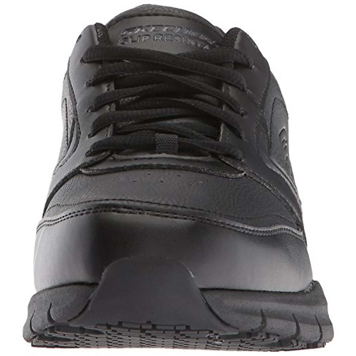 Skechers womens Nampa-wyola Food Service Shoe, Black Polyurethane, 8 US