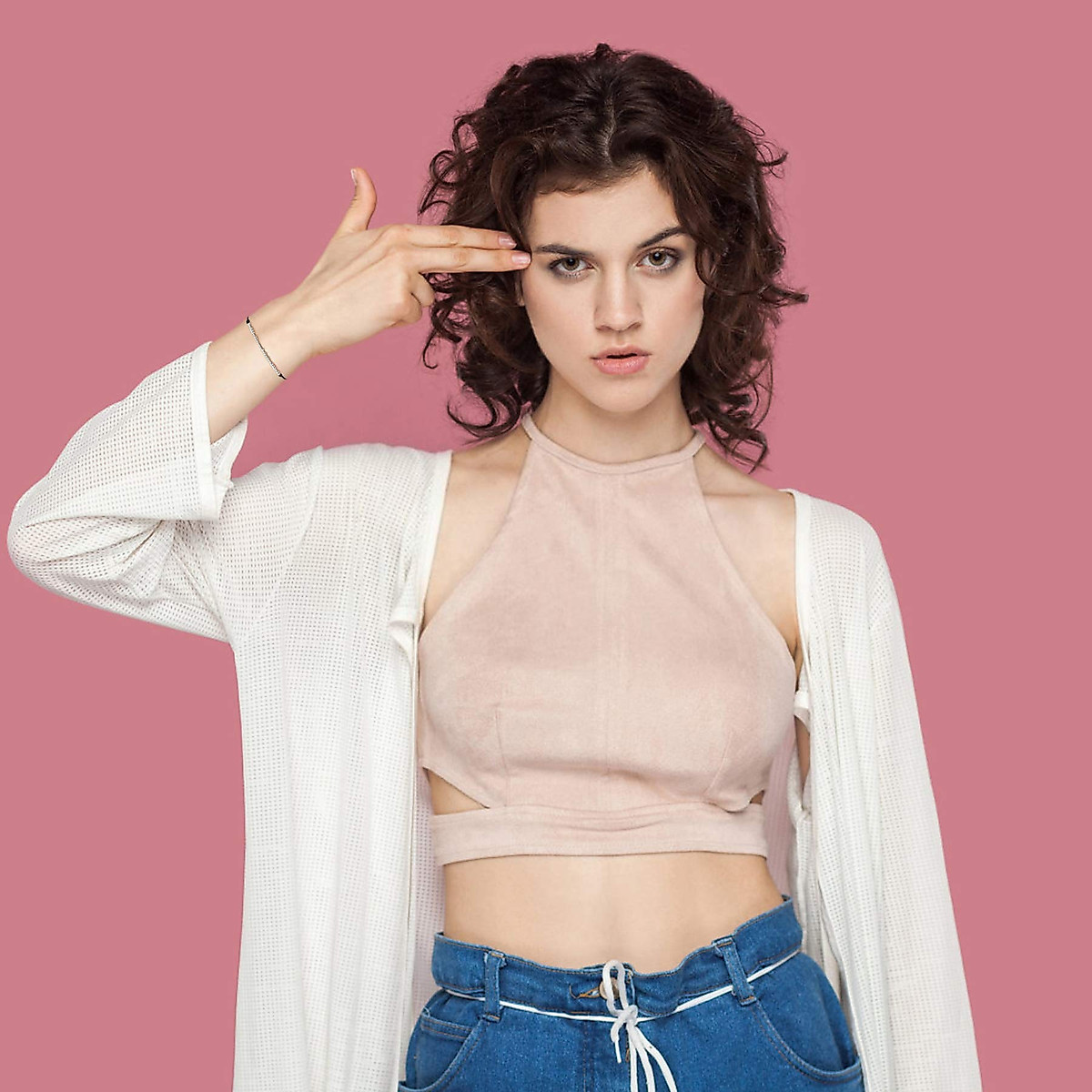 Lcherry Believe Morse Code Bracelet Handmade Beads on Silk Cord Bracelet inspirational Gifts for Women