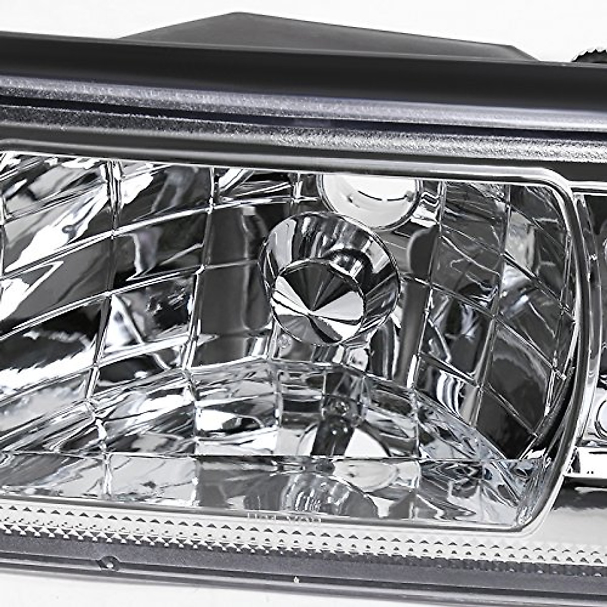Spec-D Tuning 2LCLH-MST87-RS Ford Mustang Lx Gt Headlights W/Corner Lamps 1Pc. Chrome