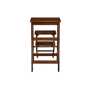 Niko Folding 30" Step Stool - Cappuccino
