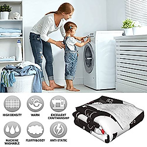 Kawaii Blanket Fleece Flannel Supper Soft Cute Blankets Cute Anime Throw Plush All Season for Bed Sofa Travelling Gift (Multi1, 40x50 inches)