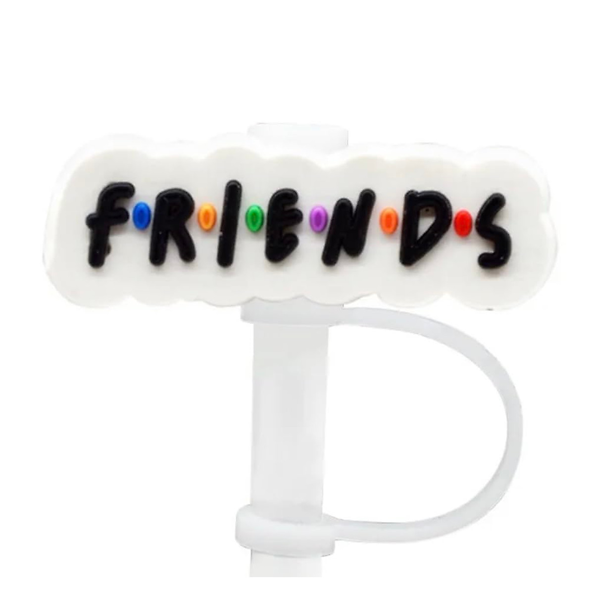 6 Pack Straw Toppers Compatible With Stanley 30oz & 40oz Tumbler Cups (Friends Bundle)