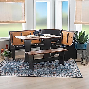 Linon Home Decor Sadie Antique, Black Nook