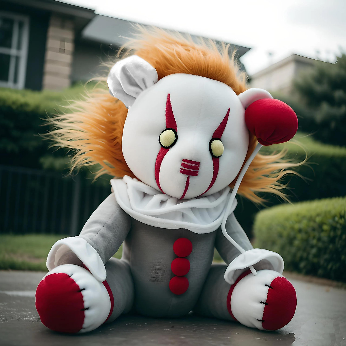 Verceco Cute Clown Doll Plush Toy 11 Inch Scary Clown Stuffed Animal Toys Christmas Birthday Gifts