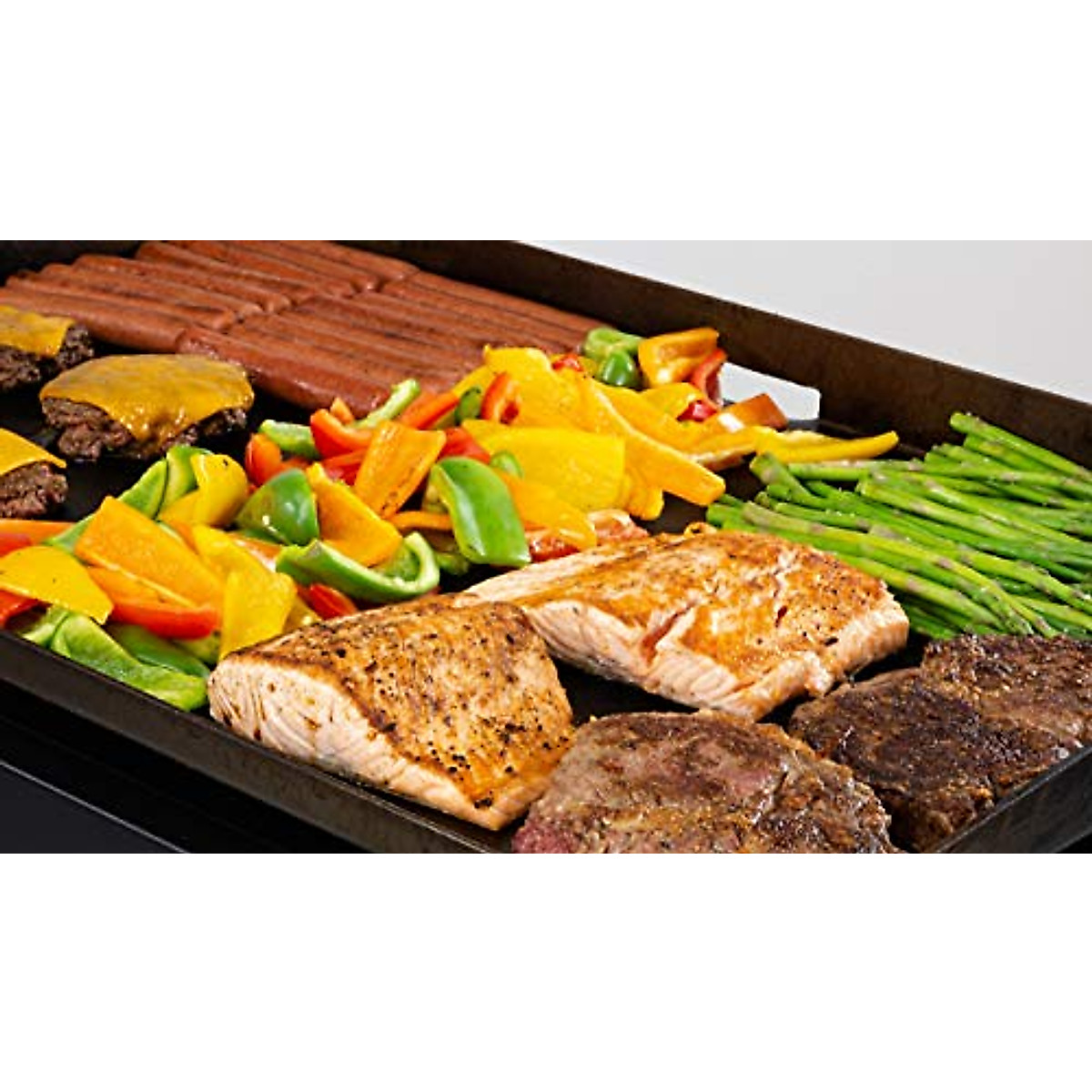 Blackstone 28 inch Outdoor Flat Top Gas Grill Griddle Station - 2-burner - Propane Fueled - Restaurant Grade - Professional Quality & 5003 28" Griddle Hard Cover, 28 Inch, Black
