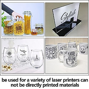 Frddiud Laser Engraving Marking Color Paper, 2 PCS Black Marking Paper, 15.3" x 10.4" Laser Engraving Paper for Fiber Laser Marking and Engraving, Laser to Engrave on Metal, Ceramics, Glass (Black)