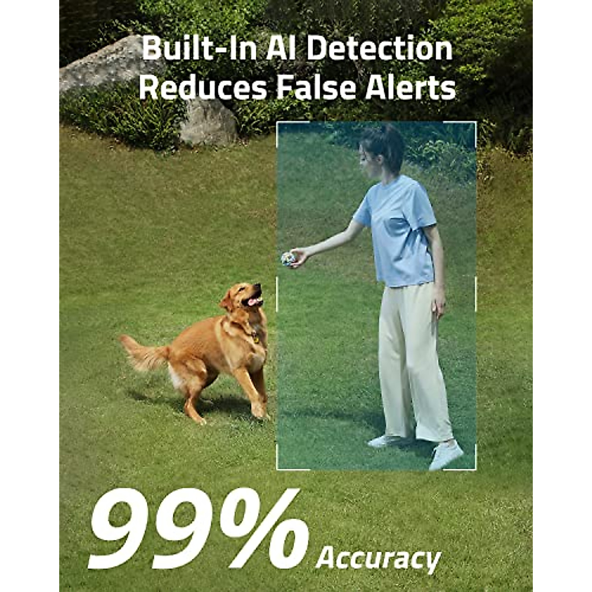 eufy security Outdoor S230 SoloCam S40, Solar Security Camera, Wireless Outdoor Camera, Battery Camera, Integrated Solar Panel, Spotlight Camera, 2K Resolution, 2.4 GHz Wi-Fi, No Monthly Fee, Motion Only Alert