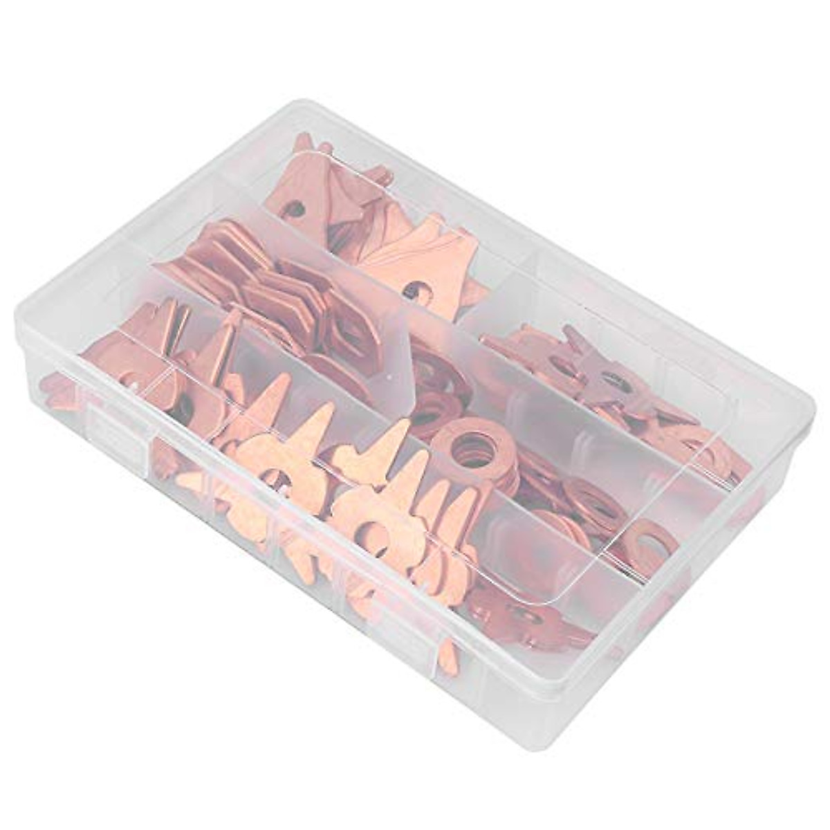 Dent Pulling Rings, 110pcs Dent Pulling Puller Rings Triangle OT Round for Car Body Welding Repair Tool Set Weld kit Dent Puller Rings