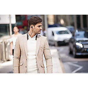 Sony WI-1000XM2 Industry Leading Noise Canceling Wireless Behind-Neck in Ear Headset/Headphones with mic for phone call with Alexa Voice Control, Black (Renewed)