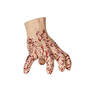 Spirit Halloween Animated Walking Bloody Hand | Horrifying Halloween Decoration | Battery-Operated