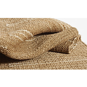 Erin Gates Crescent Striped 2' x 3' Area Rugs with Natural CRESCCRE-1NAT2030