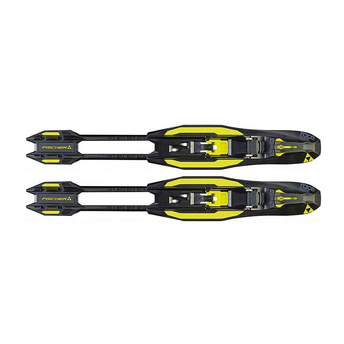 FISCHER Unisex Adults Race Classic Step-in Tool Free IFP High-Performance Nordic Cross Country (XC) Black/Yellow Bindings