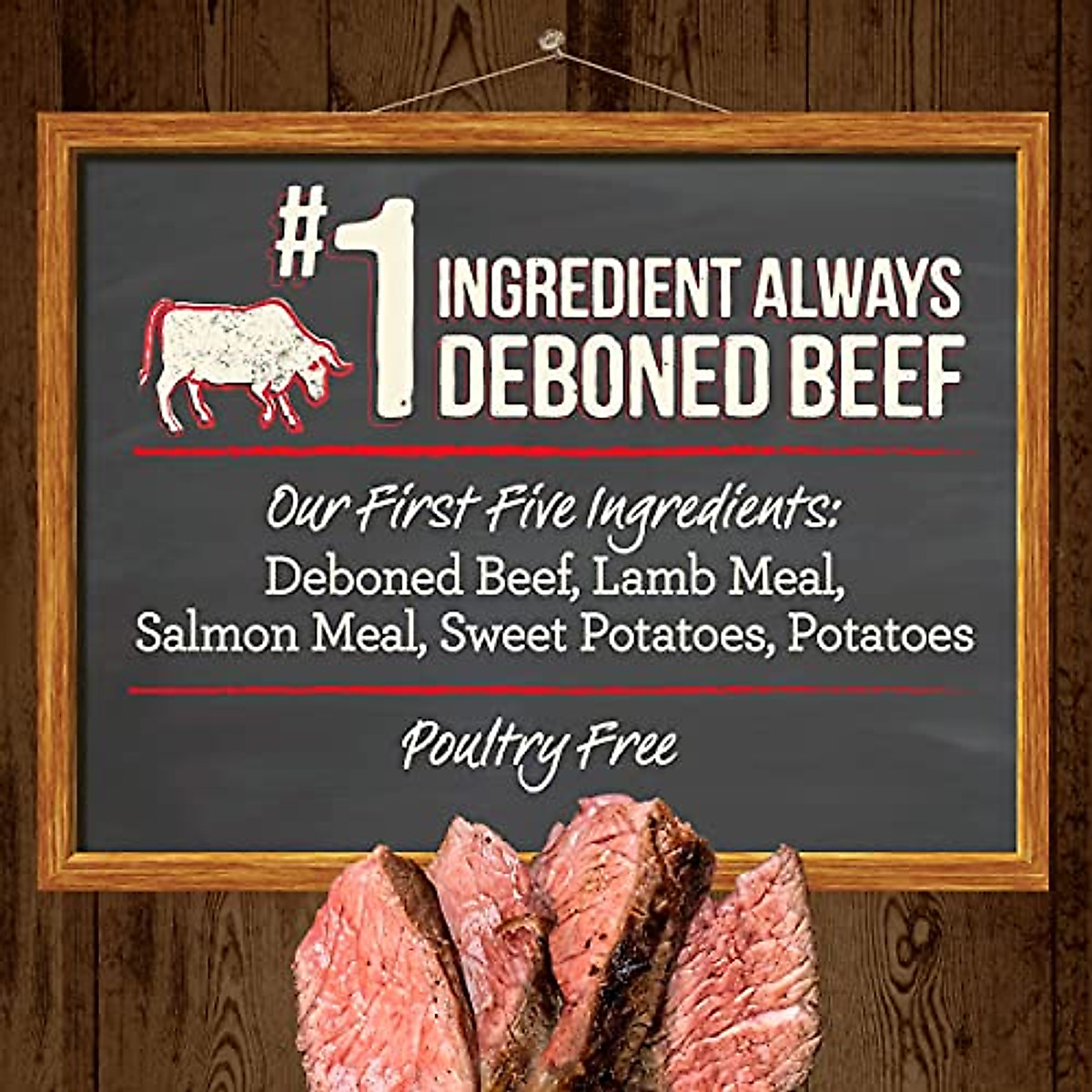 Merrick Dry Dog Food, Real Texas Beef and Sweet Potato Grain Free Dog Food Recipe - 22.0 lb. Bag