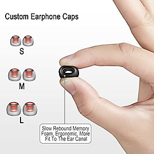 GEVO VR Gaming Earphones for Oculus Quest 2, Noise-Isolating in-Ear Silicone Caps Earbuds (Sliver)