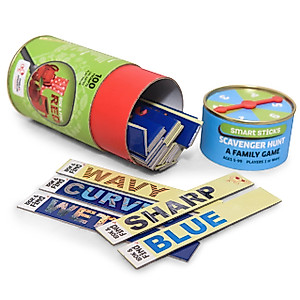 Chalk & Chuckles Scavenger Hunt Game for Kids Ages 4-8, 8-12 Years, Fun Family Game, Indoor and Outdoor Activities