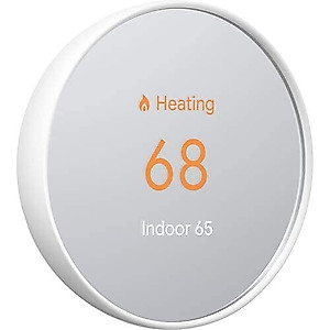 Google Nest Thermostat - Smart Thermostat for Home - Programmable WiFi Thermostat - Compatible with Alexa - Snow (Open Box)