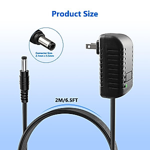 12V Charger for Razor Power Core 90, Electric Scooter Charger Replacement Razor Power Core E90 E95 95, EPunk, XLR8R, Electric Scream Machine, Kids Ride On Toys