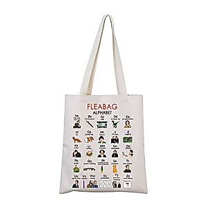 MNIGIU Fleabag TV Show Inspired Gift Fleabag Tote Bag Fleabag Merchandise Fleabag Fans Gift (Shopping bag)