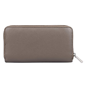 Karla Hanson RFID Blocking Wanda Leather Wallet (Taupe Multi)