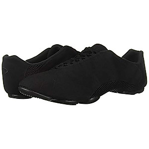Bloch Women's Amalgam Canvas Sneaker Dance Shoe, Black, 13.5 Medium US