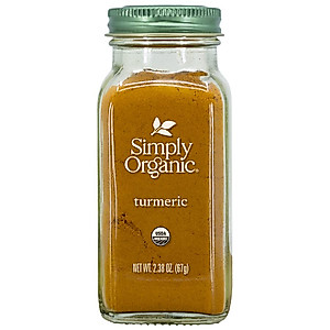 Simply Organic Ground Turmeric Root, Certified Organic | 2.38 oz | Curcuma longa L.