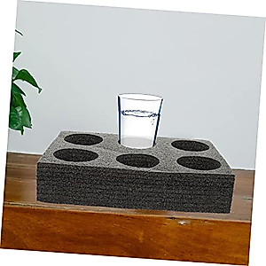 Angoily 4 Pcs Pearl Cotton Cup Holder Cup Holder for Car Sofa Car Cup Holder Portable Take Out Cup Carriers Beverage Cup Holder Convenient Cup Holder Outdoor Cup Trays Hot Drink