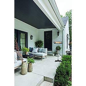 Comfort Zone Fixed Base Heater Stand - All-Weather, Telescopic, Freestanding Aluminum Standing Pole for Patio Warmer - Steady, Lightweight & Heavy Duty Aluminum Body, Adjustable Height, CZPHS1