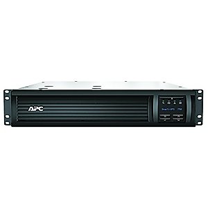 APC 750VA Smart UPS with SmartConnect, SMT750RM2UC Rack Mount UPS Battery Backup, Sinewave, AVR, 120V, Line Interactive Uninterruptible Power Supply