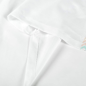 Lush Decor Baby Printed Textured Arrow Crib Skirt, Multicolored 28" x 52" x 16"