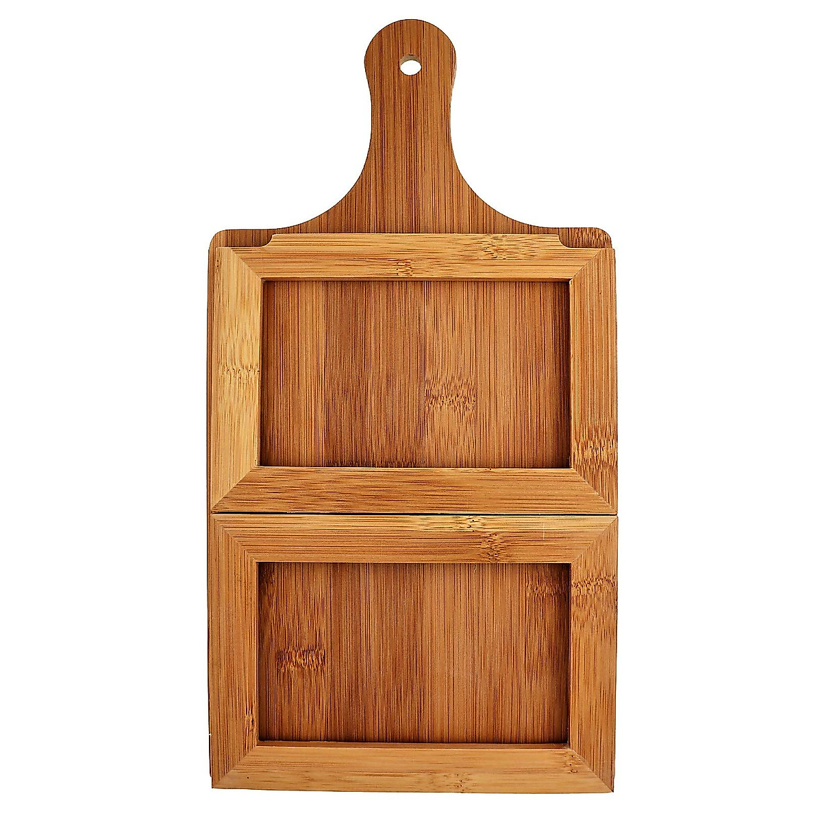 Granny’s Recipe Cookbook Holder Stand Gift - Custom Engraved Bamboo Cutting Board Foldable Chef Easel Metal Hinges Kickstand iPad Tablet Compatible Christmas Birthday Kitchen Decor Design (7.25x13.5)