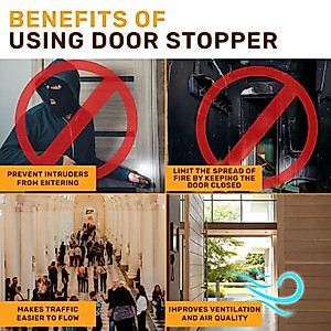 Giant Foot Doorstop, 6-3/4" x 3-1/2" x 2", Brown, 2/Pack (00969)