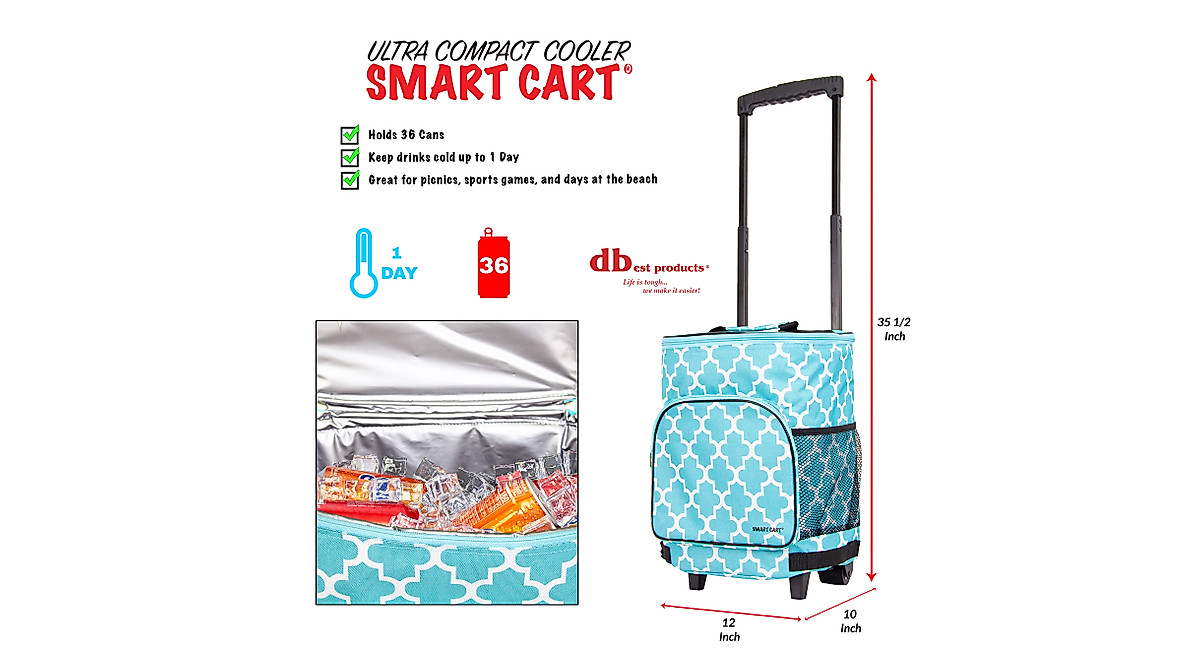 Ultra Compact Cooler Smart Cart for Summer Fun